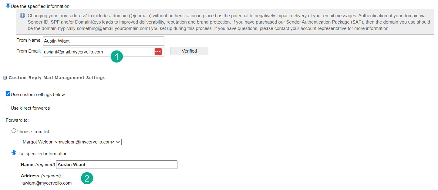 Sender Authentication Package (SAP) Walkthrough