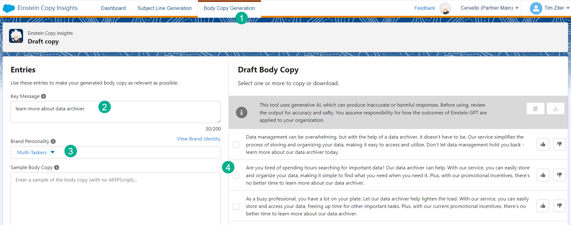 How to automate Gen AI in Marketing Cloud