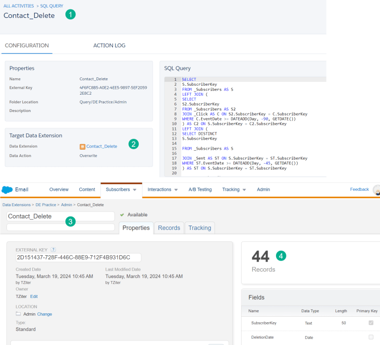 How to delete contacts in Marketing Cloud