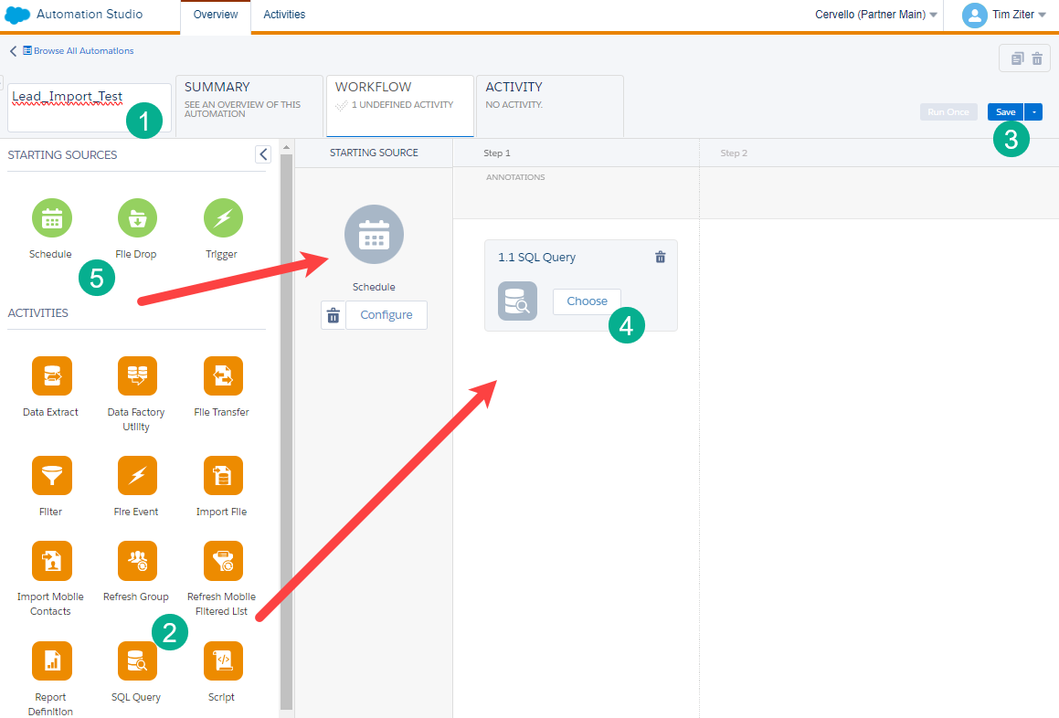 How to create an automated Journey in Marketing Cloud