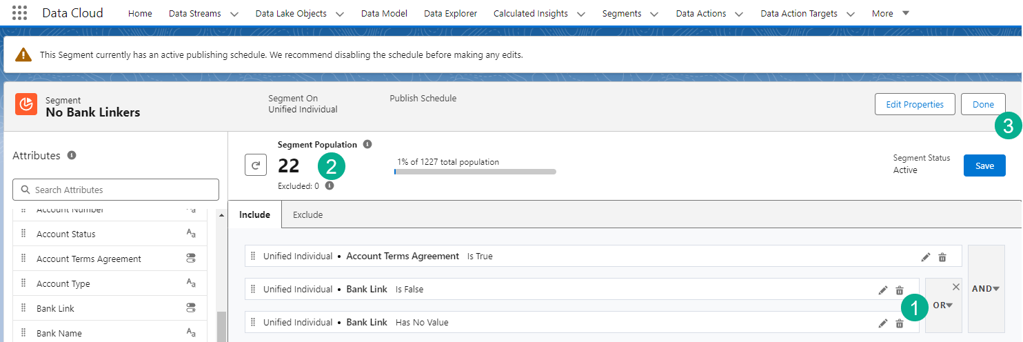 How to create a segment in Data Cloud and activate it in Marketing Cloud