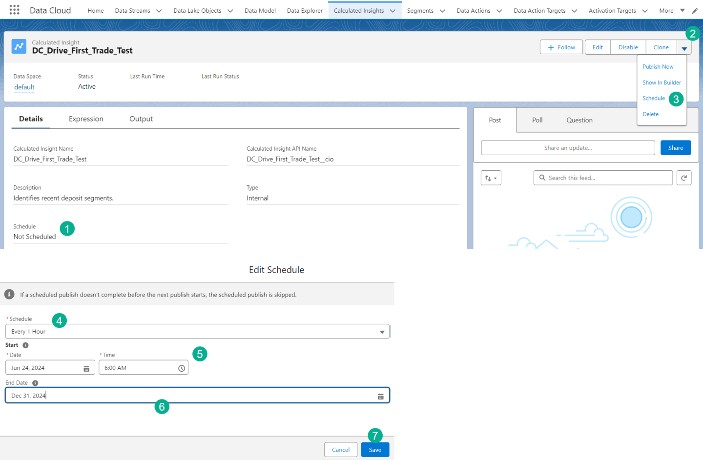 How to create a Calculated Insight in Data Cloud that drives actions in ...