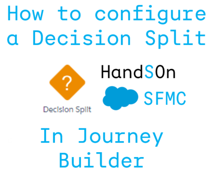 How to configure a decision split in a Journey in Marketing Cloud