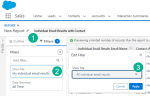How to view Marketing Cloud email sends in Salesforce reports