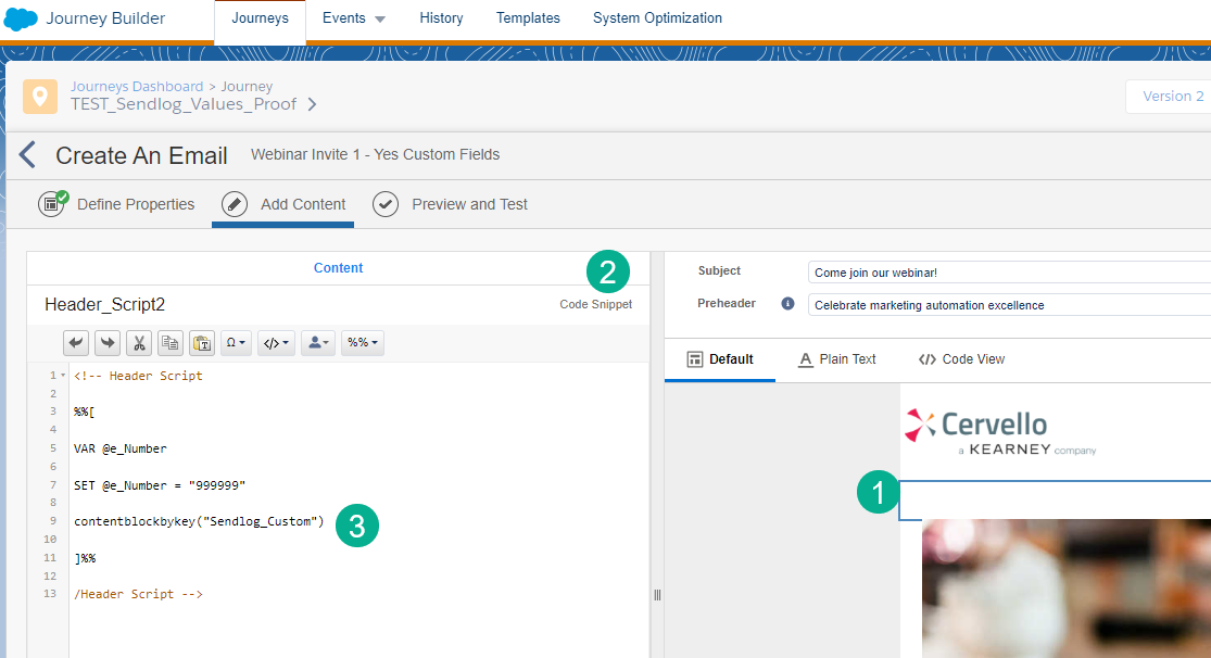 How to use the Send Log in Marketing Cloud