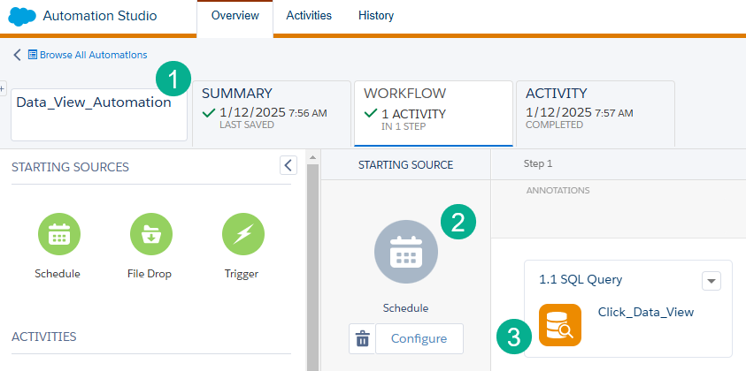 How to Build a Data View Automation
