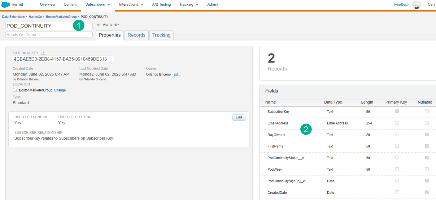 How to Automatically create a Query in Query Studio
